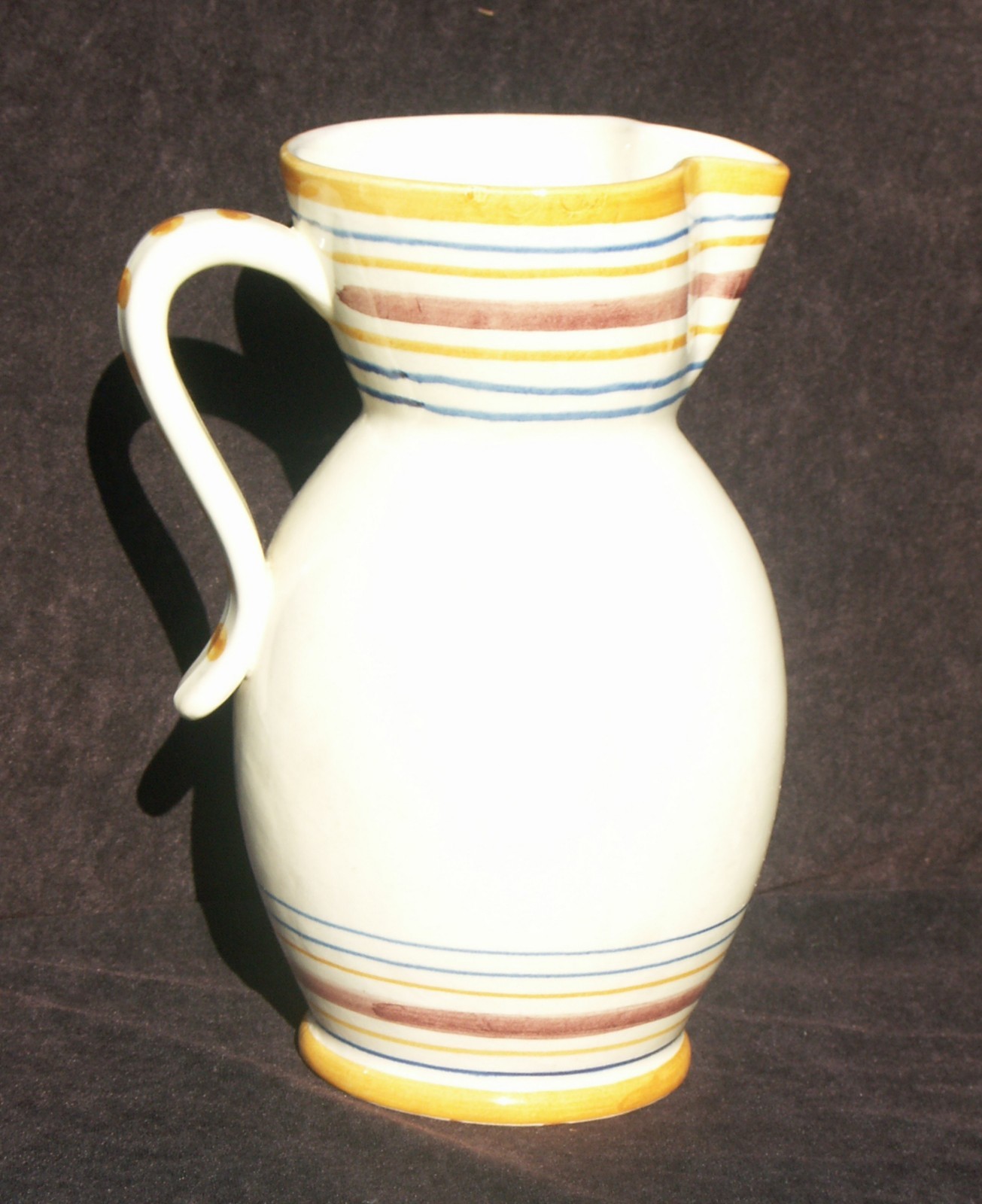 Zane Ware Florentine LEMONADE SET Peters & Reed Pottery Pitcher + 6 ...