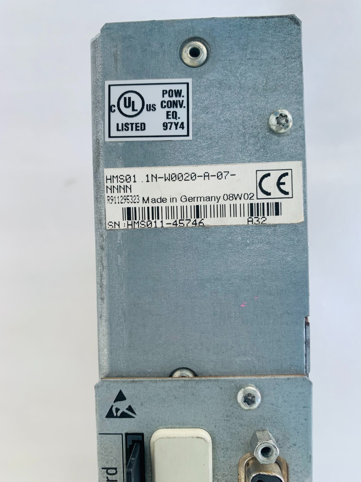Bosch Rexroth HMS01.1N-W0020-A-07-NNNN & CSH01.1C-SE-ENS-NNN-NNN-S1-S ...