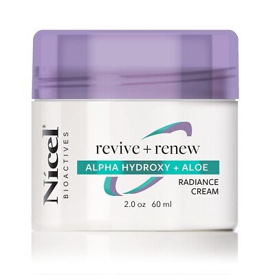 Nicel Revive+Renew Alpha Hydroxy+Aloe Cream 2oz (#108) | eBay