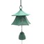 Japanese Furin Wind Chime Nambu Bell Iron Green Lantern and Owl Made in ...