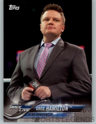 2018 Topps WWE #35 Greg Hamilton | eBay