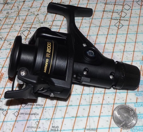 NEW SHIMANO IX 2000R SPINNING FISHING REEL (BODY) w/REAR DRAG ...