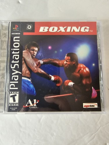 Boxing PlayStation 1 Video Game • PS1 Black Label 93992071400| eBay