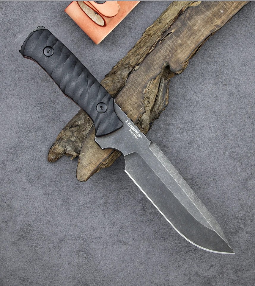 Cold Blade Ice Breaker Handmade Edition straight SLEIPNER Steel hunting ...