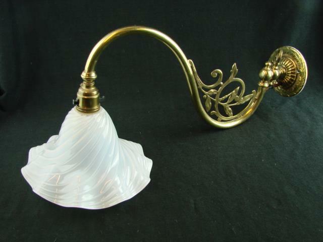 Reproduction Gas Wall Sconces S121 19th Century Gas Wall Sconces With