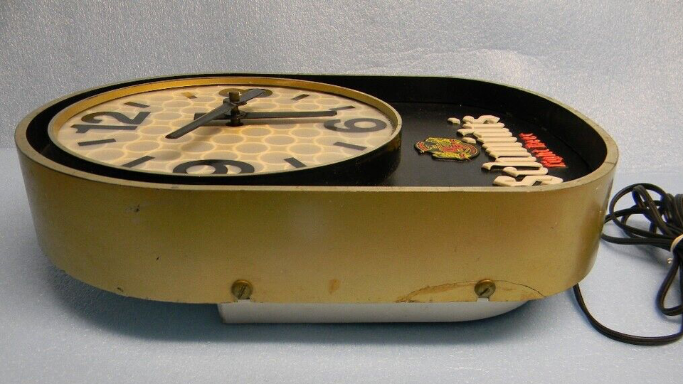 Vintage Schmidt’s Beer MOTION Lighted Kaleidoscope Wall Clock ...