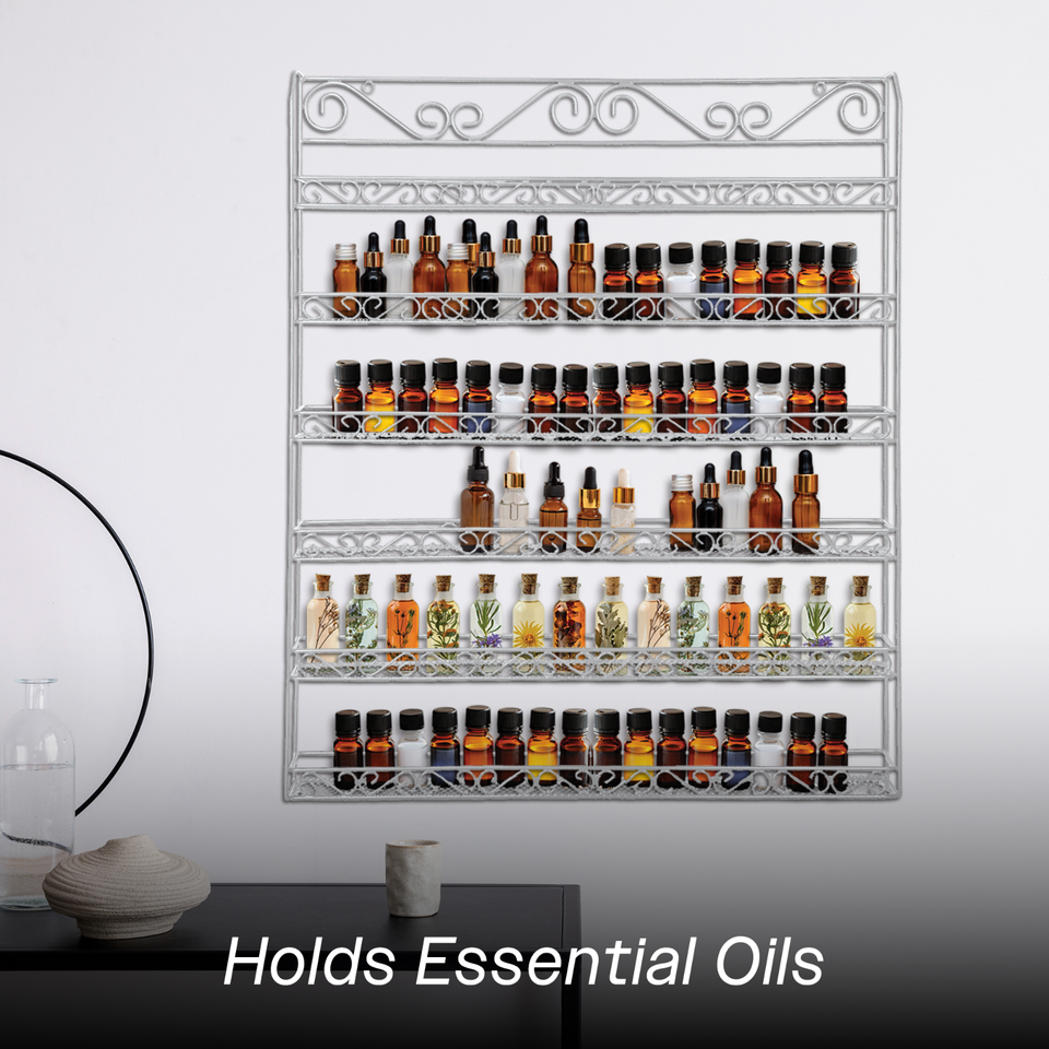 Metal Wire Nail Polish Display Organizer Wall Rack (Hold 90 to 100 ...