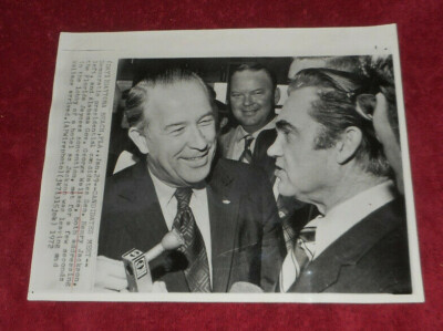 1972 Press Photo Senator Henry M Jackson & George Wallace Jaycees ...