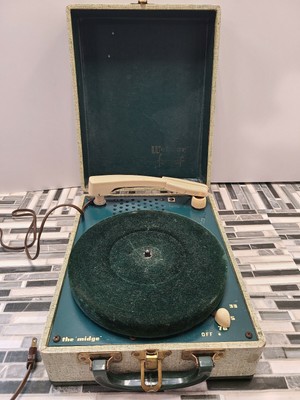 Vintage Portable Webcor Phonograph Record Player "The Midge" | eBay
