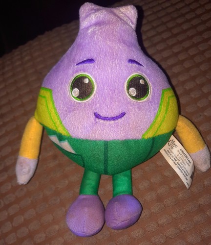 Moon And Me Mr. Onion Cbeebies Purple & Green Plush Soft Toy Hasbro ...