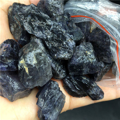 493gIolite Water Sapphire Dichroite Cordierite Crystal Raw Mineral ...