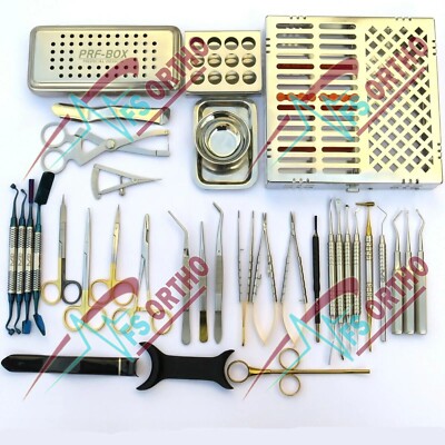 Dental Prf Kit Micro Oral Surgery Set Surgical Needle Holder Implant ...