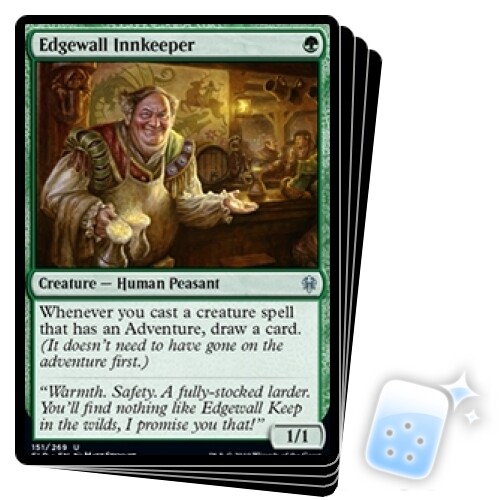 EDGEWALL INNKEEPER X4 Throne Of Eldraine ELD Magic MTG MINT CARD | eBay