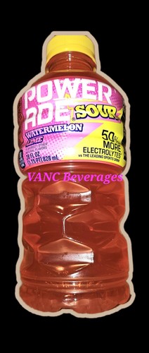 NEW Powerade SOUR Watermelon Lime limited edition- 28oz FREE SHIPPING ...