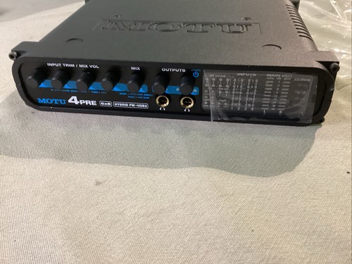 MOTU 4Pre 6x8 Hybrid FW USB2 Audio Interface | eBay