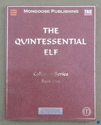 The Quintessential Elf (Dungeons Dragons, 3rd Edition D20 System RPG ...