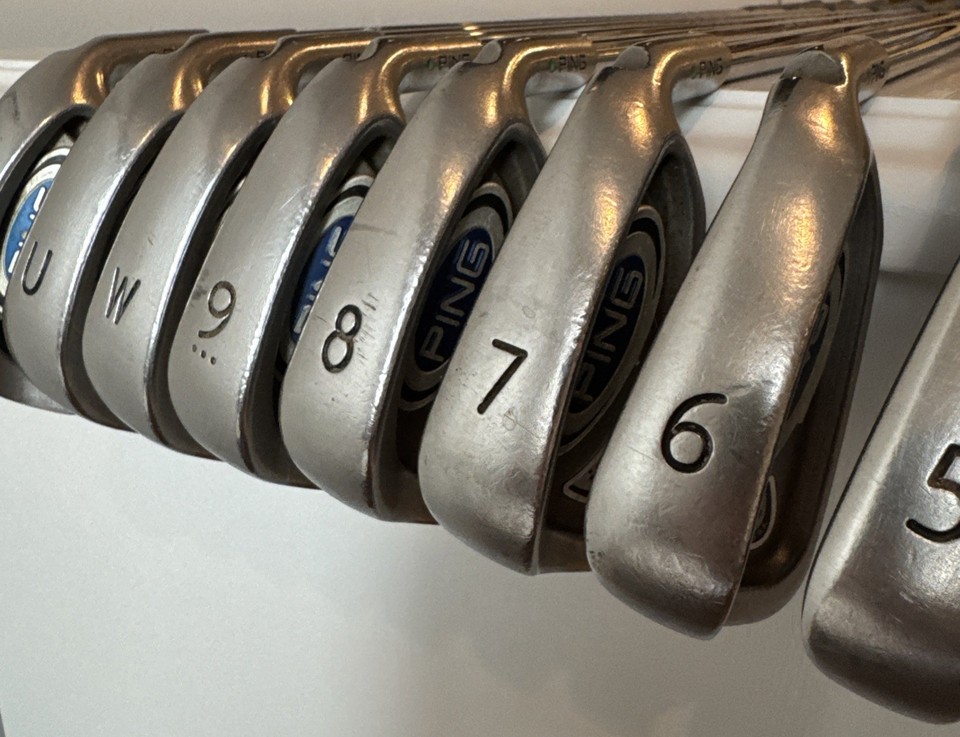 Ping i5 Series USA Irons Wedges Set 4-SW 9 Clubs Golf Pride Grip Green ...