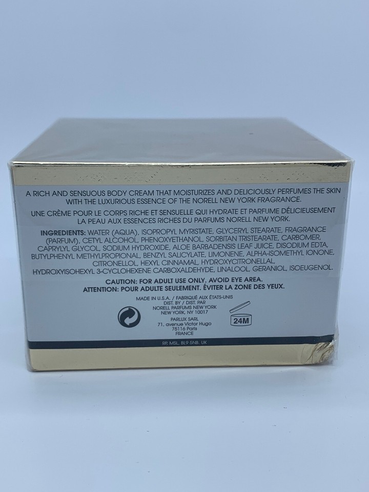 NEW IN SEALED BOX NORELL NEW YORK BODY CREAM 6.7 OZ | eBay