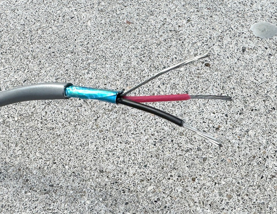 4 Pair X 33' West Penn 292 Project Cable 2 Conductor Shielded w Drain ...