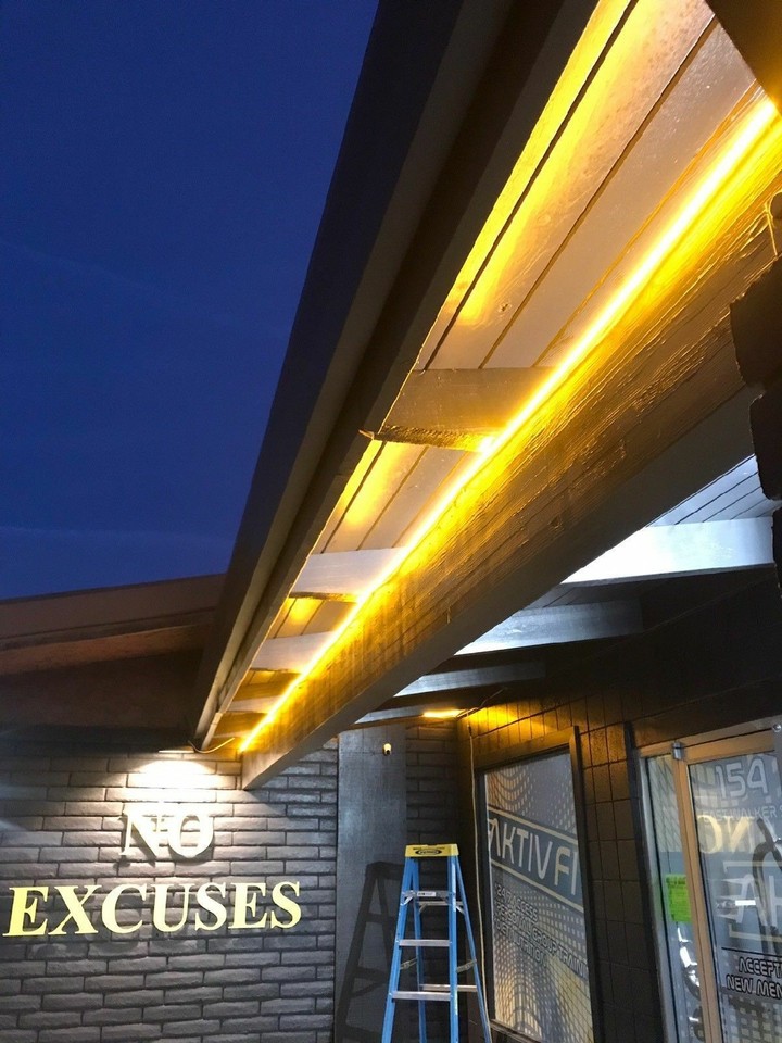 LED Neon Rope Lights Strip Outdoor Waterproof Commercial Sign Room ...