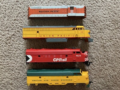 HO Scale Train Locomotive Shells Union Western Pacific CPRail Chicago ...