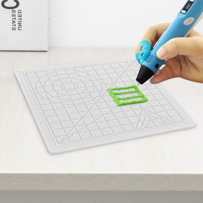 Protectors Flexible 3D Pen Mat 3D Pen Stencils 3D Printing Mat Silicone ...