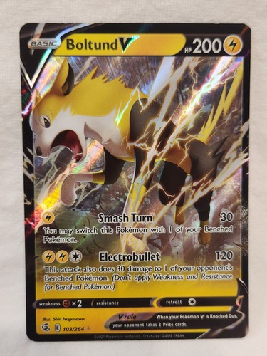 Boltund V 103/264 - COMME NEUF - Fusion Strike Holo Ultra Rare ...