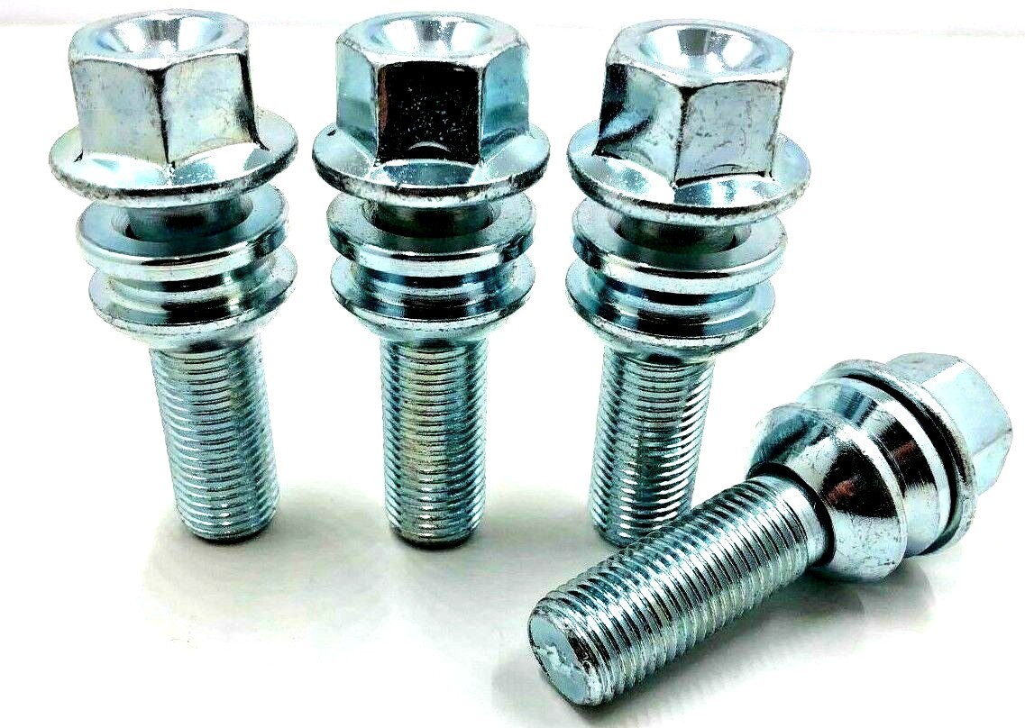 4 x ALLOY WHEEL BOLTS FOR VW TRANSPORTER T4 T5 T6 (OE STYLE) LUGS NUTS ...
