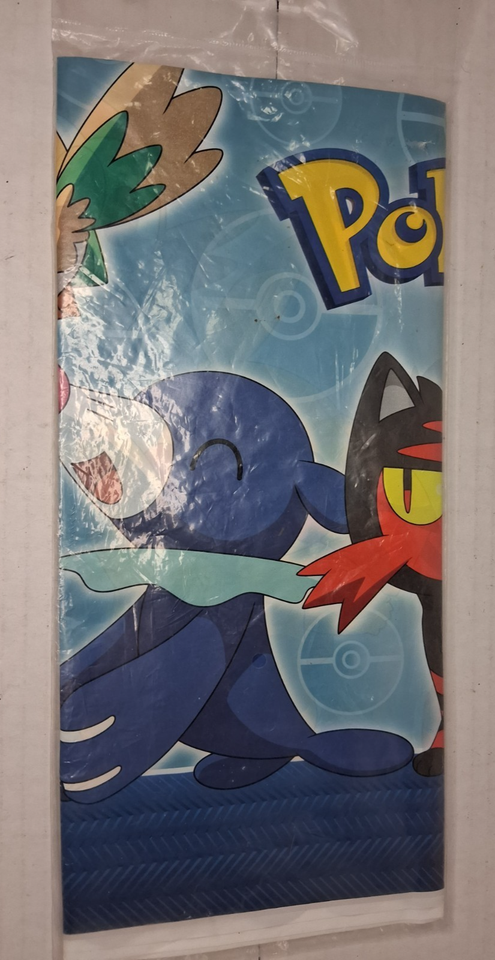 NEW 2017 Pokemon Tablecover 54"x96" Kid's Birthday Party Table Cover ...