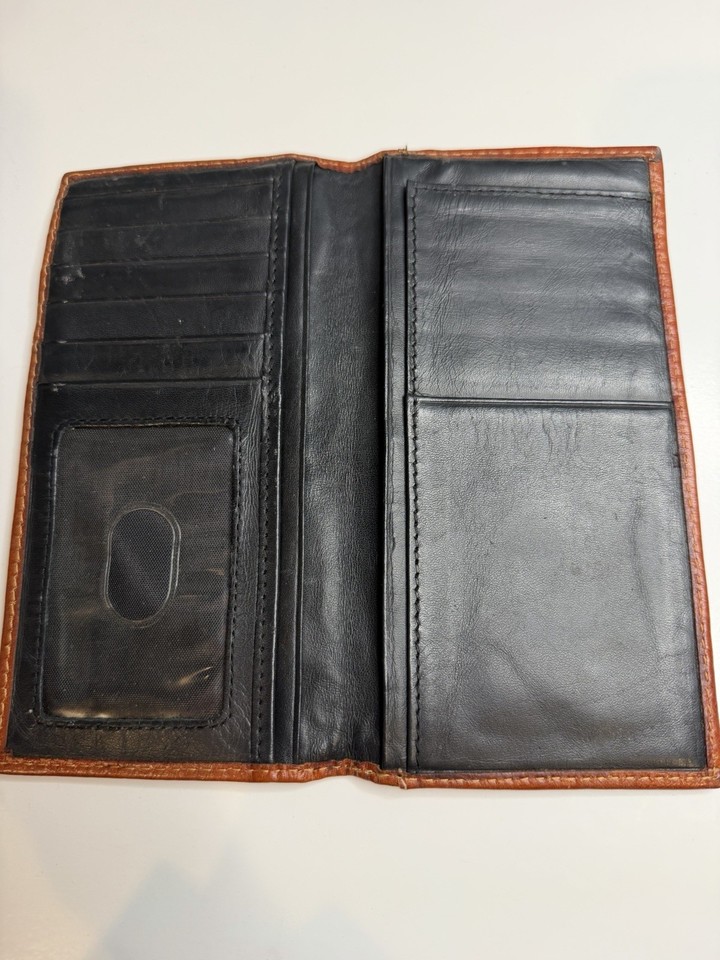 Hooey Men’s Tooled Leather Rodeo Wallet - Brown Western Floral Inlay ...