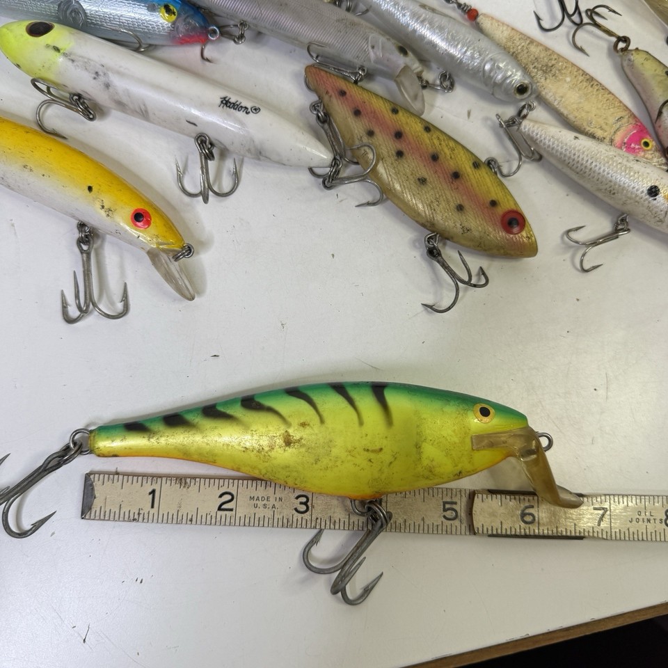 Lot of 50 Rapala Haddon Cordell Smithwick Fat Rap Crankbait Fishing ...
