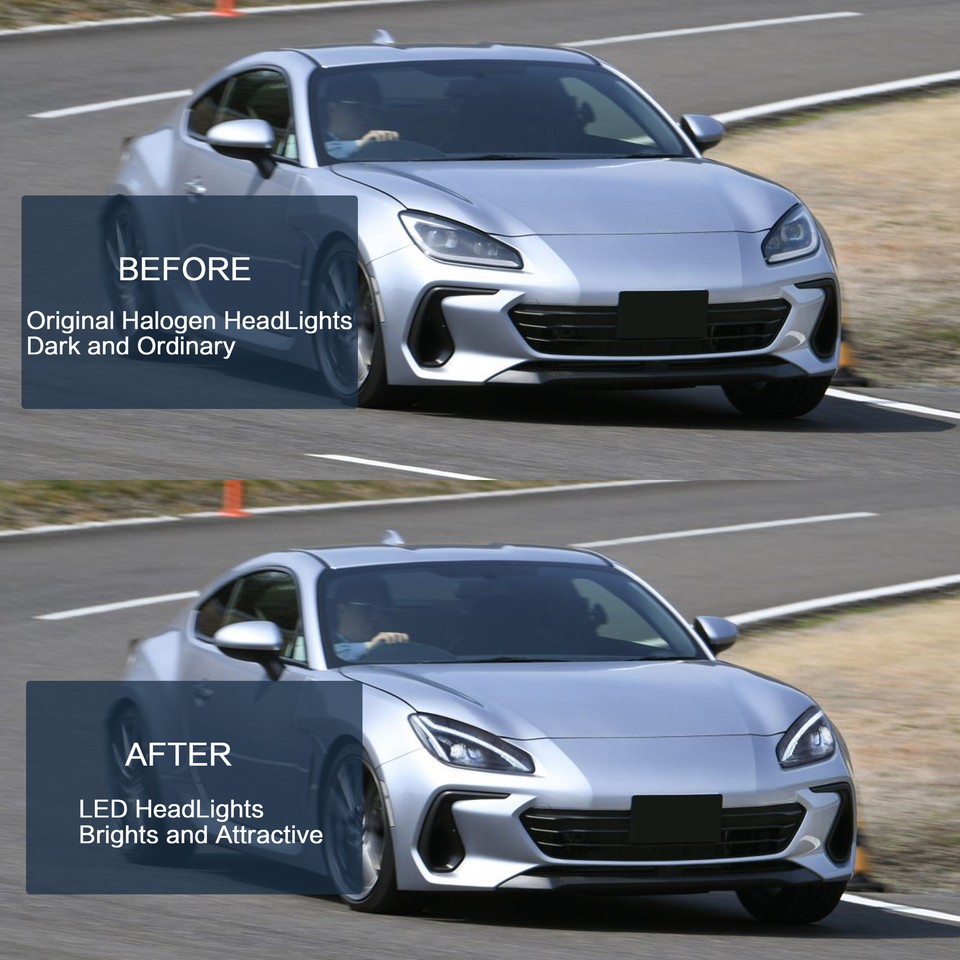 VLAND Pair LED Headlights For 2022 2023 2024 Toyota GR86 /Subaru BRZ ...