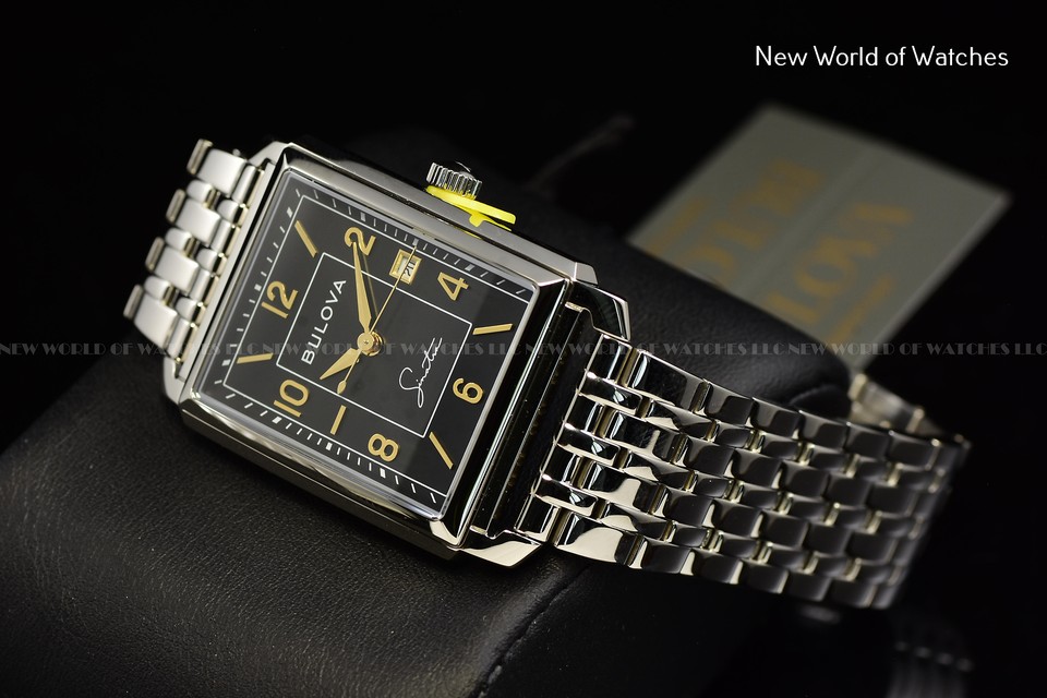 Bulova Men's Frank Sinatra Sapphire Crystal Stainless Steel Band Watch ...