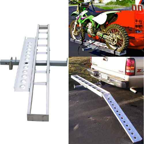MotoProducts Aluminum Motorcycle Dirt Bike Carrier Trailer Hauler 2 ...