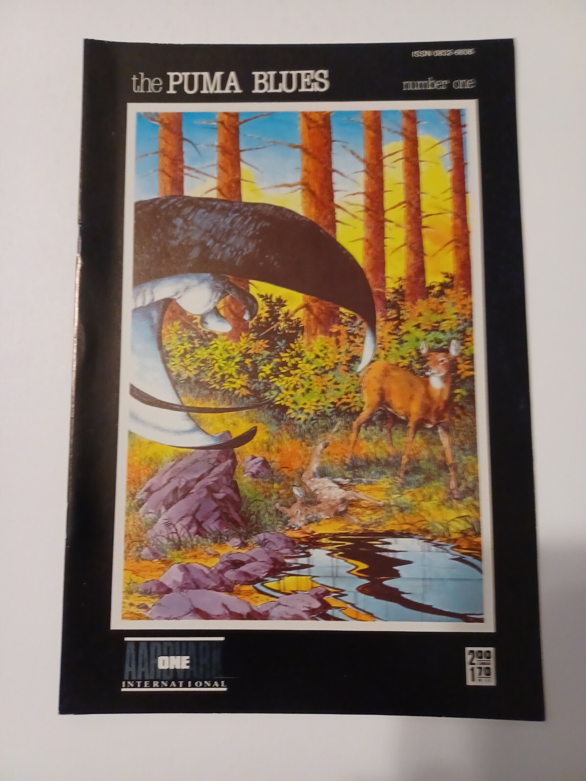 Puma Blues #1 Comic Book - Michael Zulli - Aardvark One International ...
