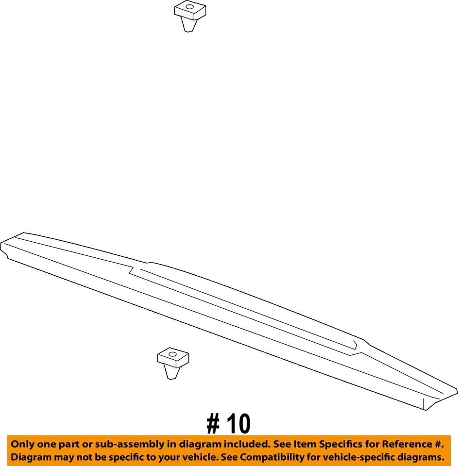 GM OEM Upper Molding 84493626 | eBay