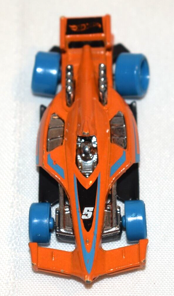 Hot Wheels 2014 Orange #5 Race Car Made in Malaysia CFG97 | eBay