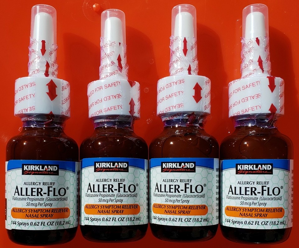 Kirkland Aller-Flo Allergy Relief Nasal Spray Hay Fever Fluticasone .62 ...