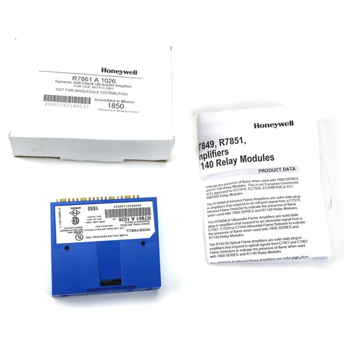 One New Honeywell R7861 A 1026 Self Check Ultraviolet Flame Amplifier ...