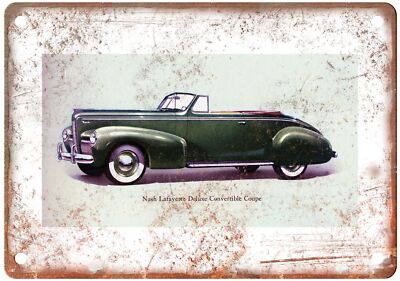 Vintage 1940 Nash Automobile Ad Retro Look Reproduction Metal Sign ...
