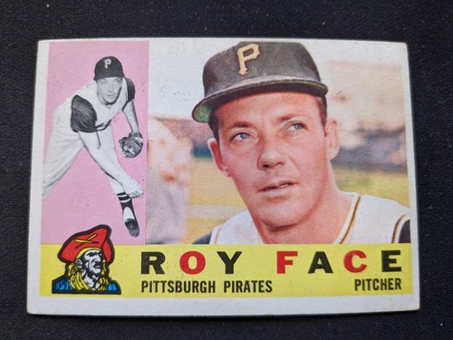 1960 Topps Baseball Card # 20 Roy Face - Pittsburgh Pirates (VG/EX) | eBay