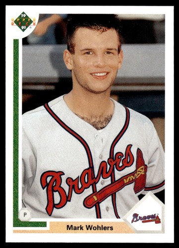 1991 Upper Deck Final Edition Mark Wohlers Rookie Atlanta Braves #77F ...