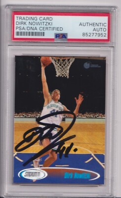 1998 Stadium Club DIRK NOWITZKI RC Signed AUTO Rookie Card #202 PSA/DNA ...
