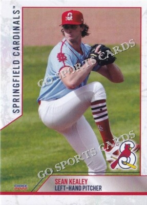 2022 Springfield Cardinals Sean Kealey RC Rookie St Louis | eBay