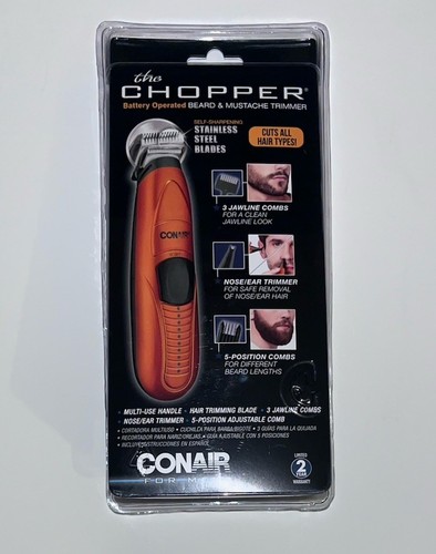 New Conair The Chopper Beard & Mustache w/ Nose & Ear Trimmer Combo for ...