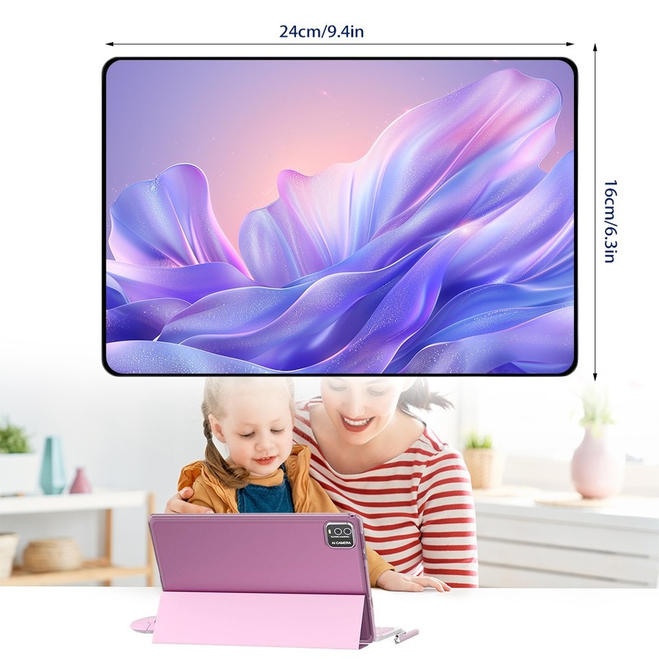 10" Android Tablets 64GB Educational Dual Camera Tablet WIFI With ...