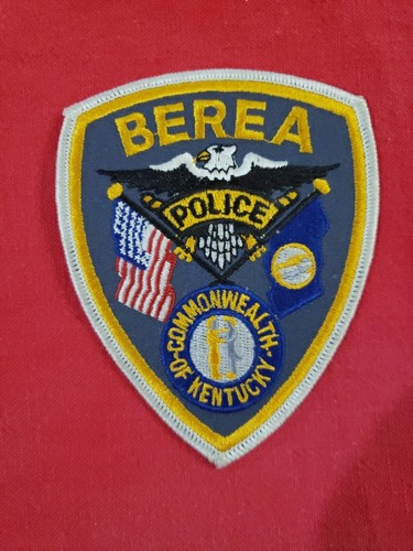 Berea Police (Kentucky) 1st Issue Shoulder Patch | eBay