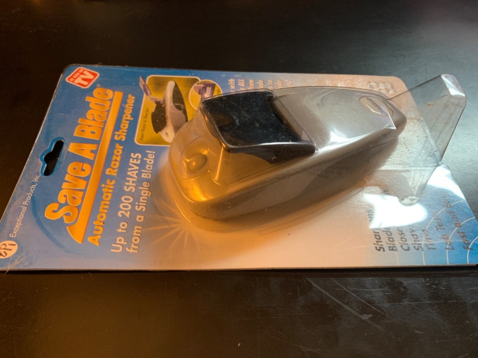 Genuine NOS Save A Blade Automatic Razor Sharpener Up to 200 Shaves ...