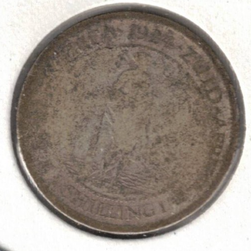 1924 South Africa Circulated 1 Shilling Silver - KGV & Standing Female ...