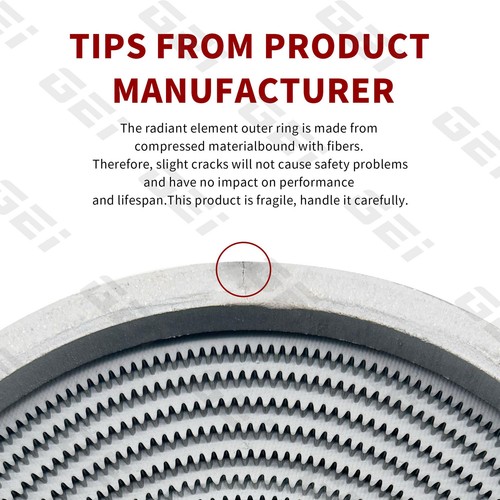 Haliant Triple 12 Inch Radiant Surface Element Compatible Range Stove ...